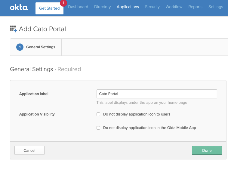 Configuring Okta SSO for Your Account – Cato Learning Center