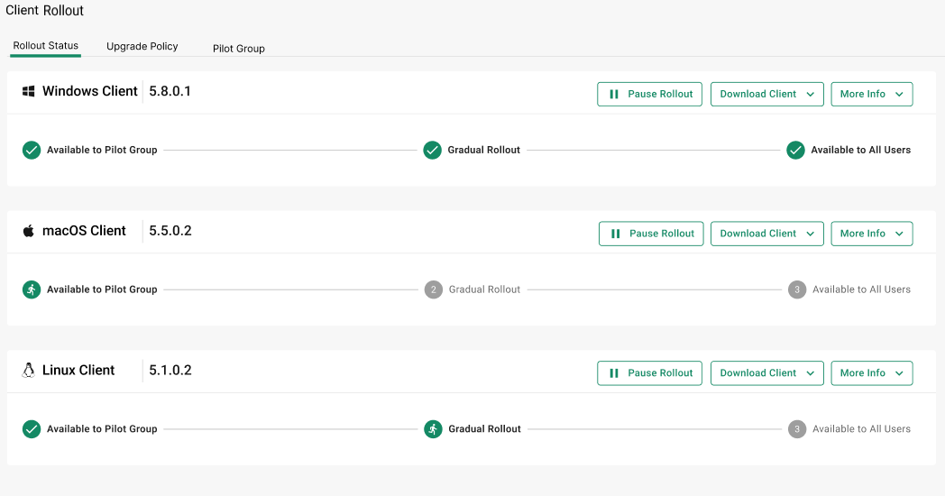 Managing the Rollout of Client Versions (Client Upgrade Policy) – Cato ...
