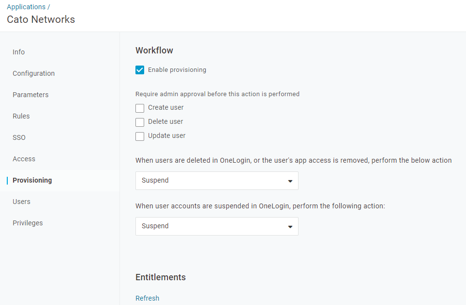 SCIM Provisioning with OneLogin – Cato Learning Center