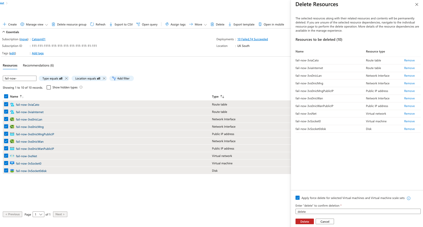 Deploying Azure vSockets from the Marketplace – Cato Learning Center