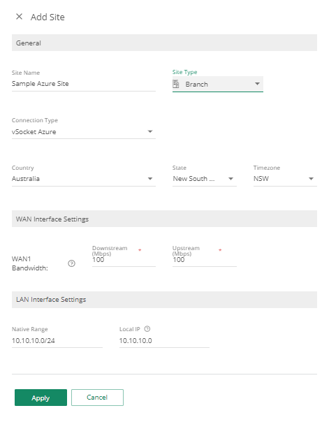 Deploying Azure vSockets from the Marketplace – Cato Learning Center