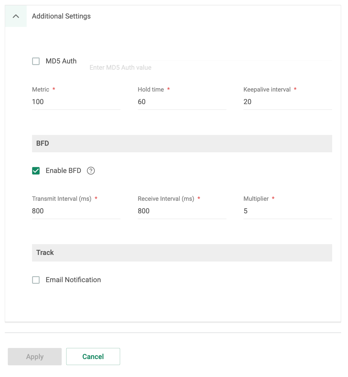 Configuring BFD for BGP Neighbors – Cato Learning Center