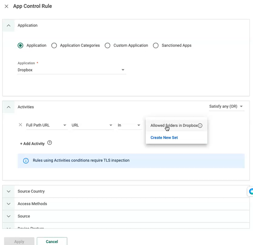 Managing the Application Control Policy – Cato Learning Center