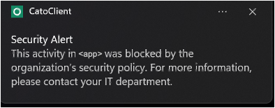 Managing the Application Control Policy – Cato Learning Center