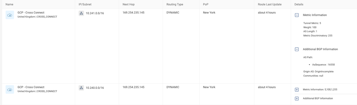 Cloud Interconnect for GCP Public Cloud – Cato Learning Center