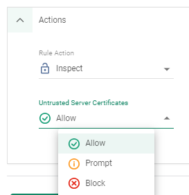 Configuring TLS Inspection Policy for the Account – Cato Learning Center