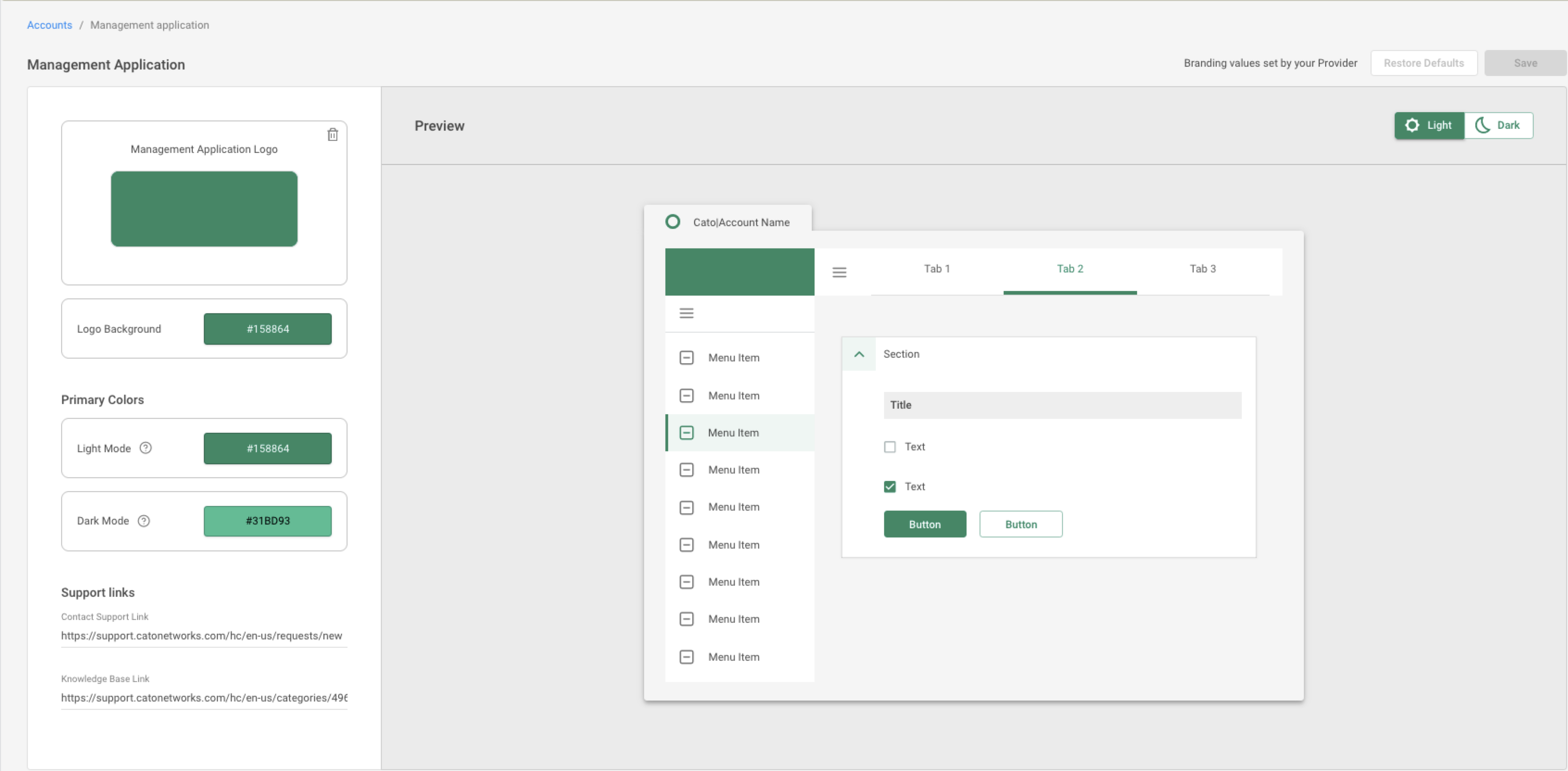 Customizing the Cato Management Application – Cato Learning Center