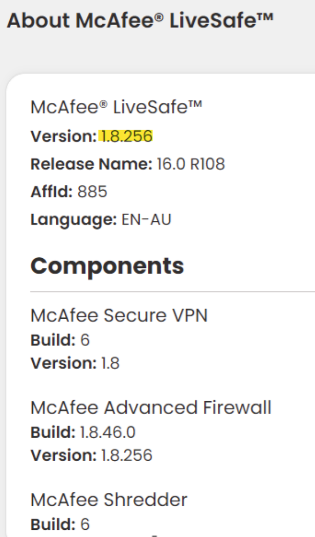 Device Posture Failed to Detect McAfee Livesafe Version 1.x – Cato ...