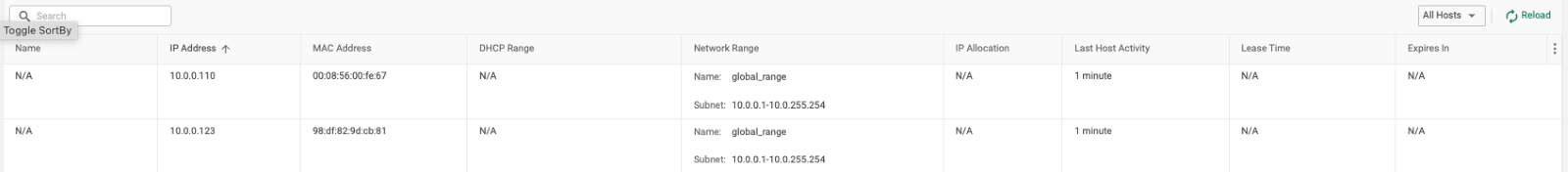 Showing Known Hosts for a Site – Cato Learning Center