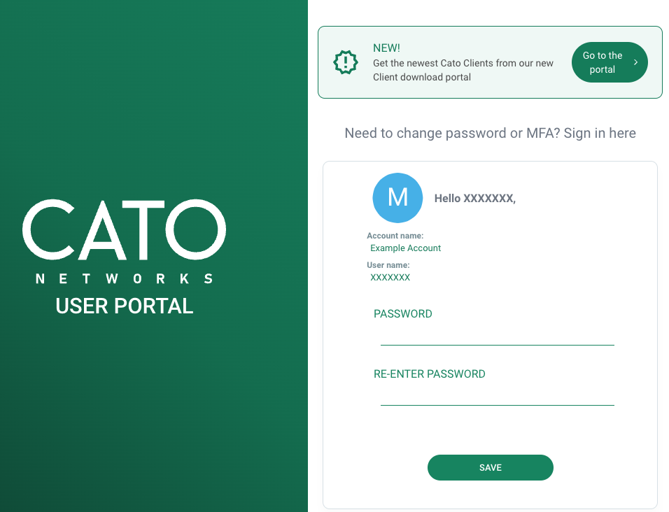 Connexion au Client Cato – Base de connaissances