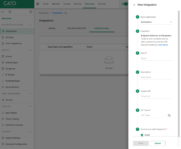 SentinelOne EDR: Configuring the XOps Integration – Cato Learning Center