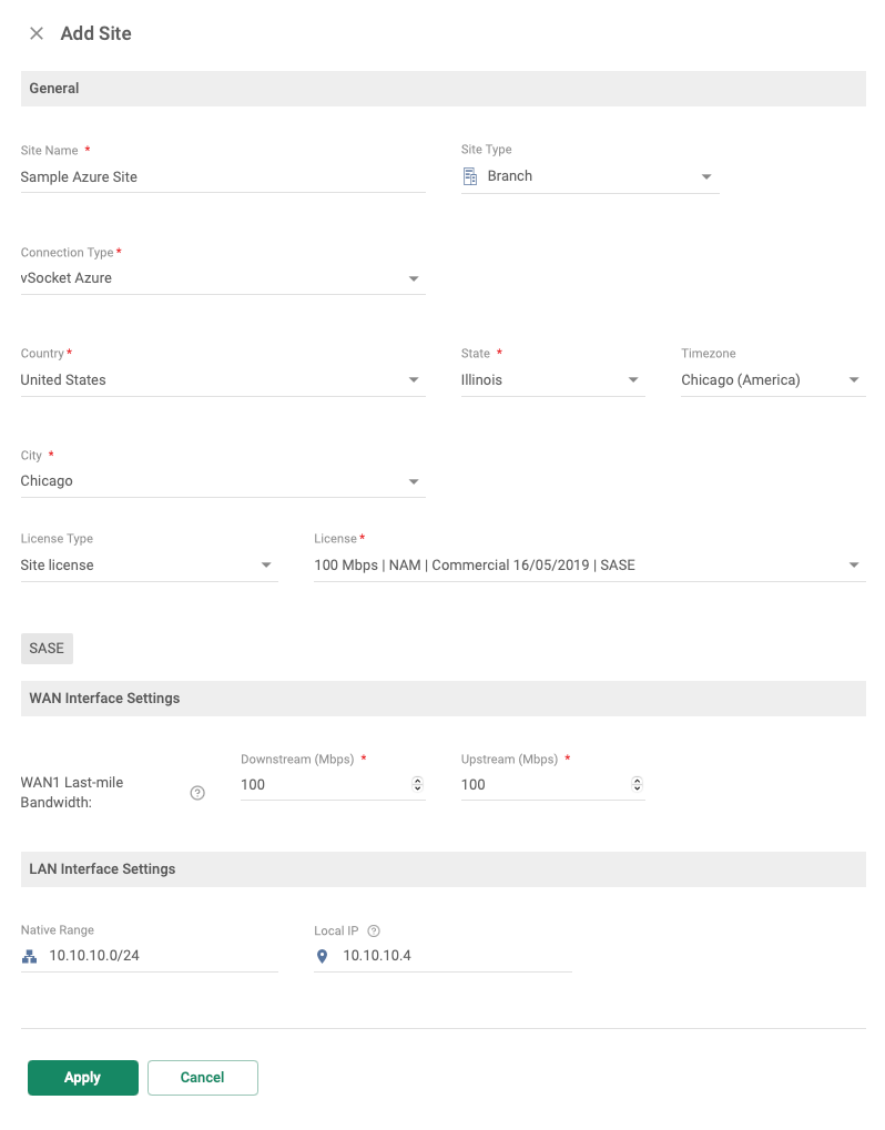 マーケットプレイスからAzure vSocketsをデプロイする – ナレッジベース