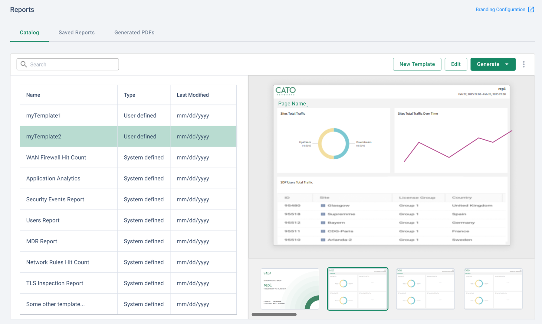 Generating a Custom Report – 지식 기반
