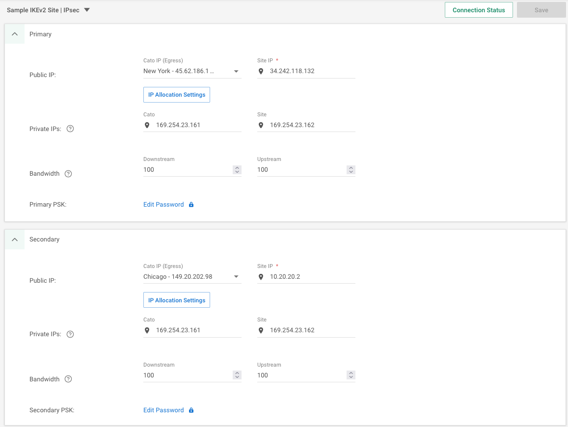Redundant VPN Connection to AWS Using BGP – Cato Learning Center